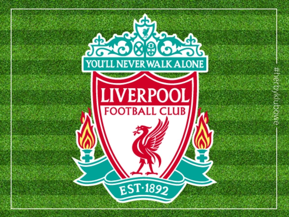 Liverbird i Reds. Herb FC Liverpool. – HERBY Z BLISKA